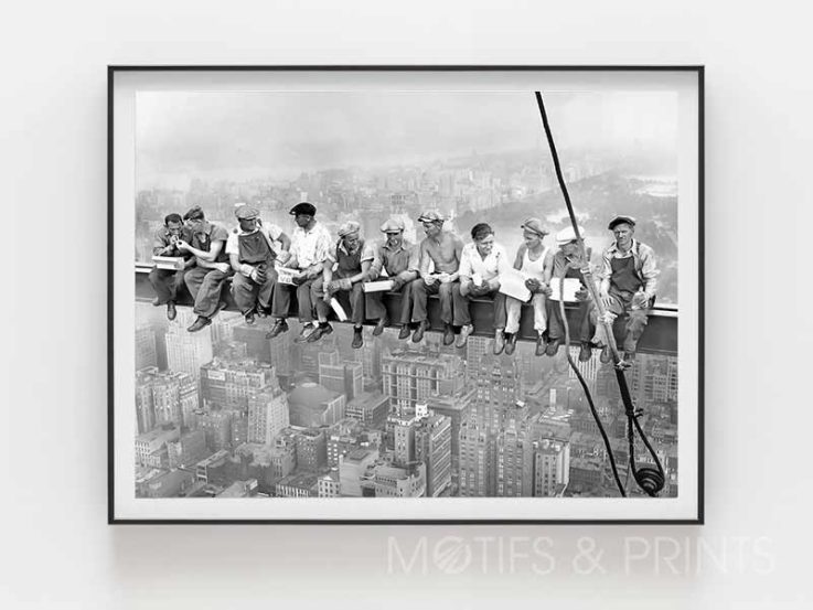 Lunchtime Atop a Skyscraper – Motifs and Prints